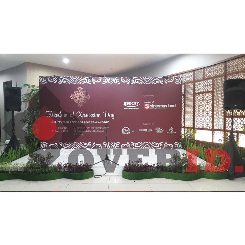 Menyewakan backdrop untuk event wilayah Jabodetabek - OVER ORGANIZER ...