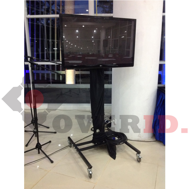 Menyewakan standing TV untuk event wilayah Jabodetabek - OVER ORGANIZER ...